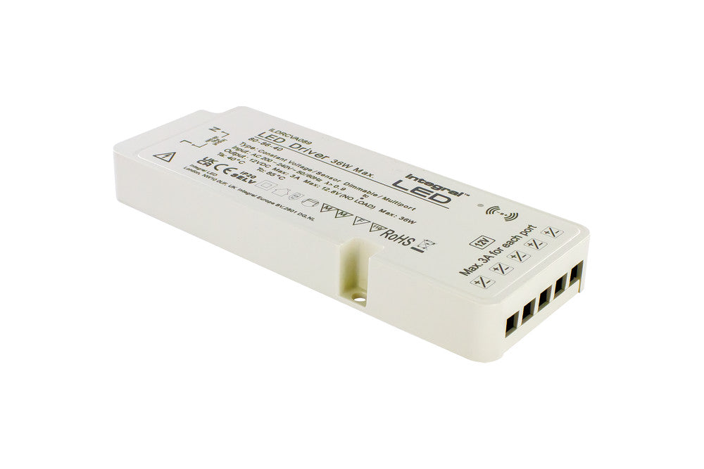 Integral LED 12V 5 Multi-Port Driver 36W Max Sensor Dimmable | LED Direct
